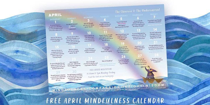 April 2023 Mindfulness Calendar - Latest News - Mindfulness Association