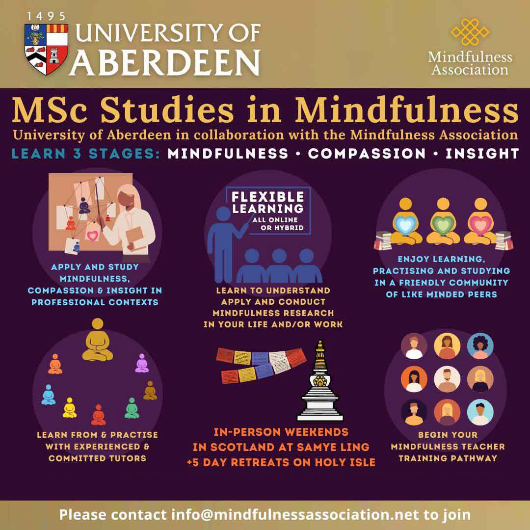 MSc Studies in Mindfulness - Mindfulness Association