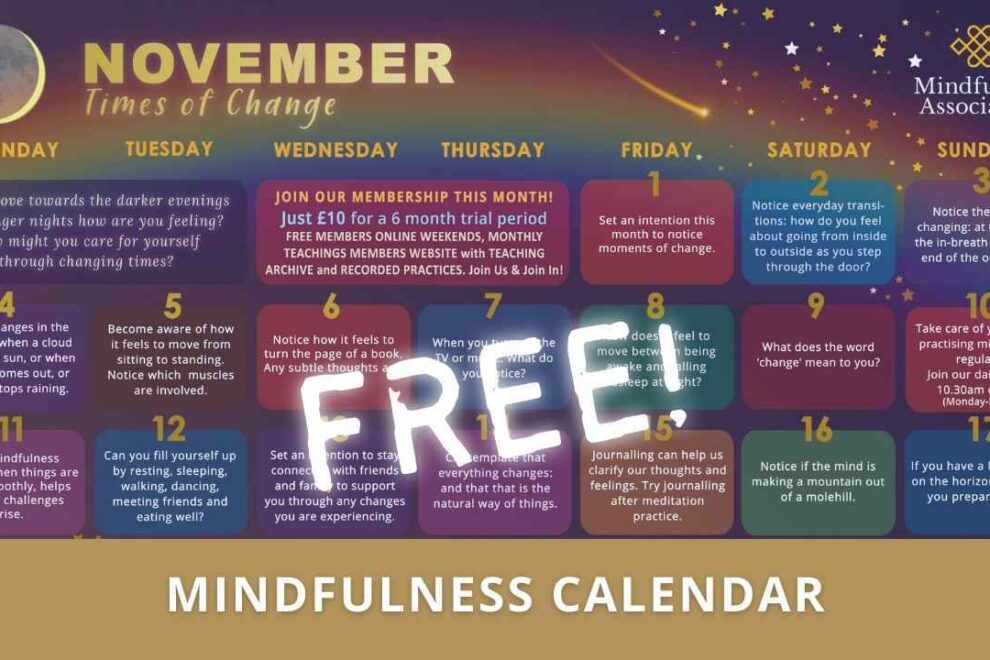 Mindfulness Association - UK & Online Courses - Compassion Based